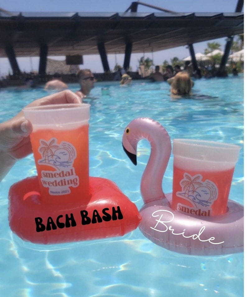Diamond Ring Float, Personalized Drink Float, Party Favor, Bachelorette ...