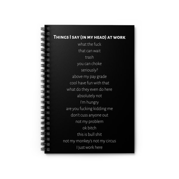 Funny Notebook - Etsy