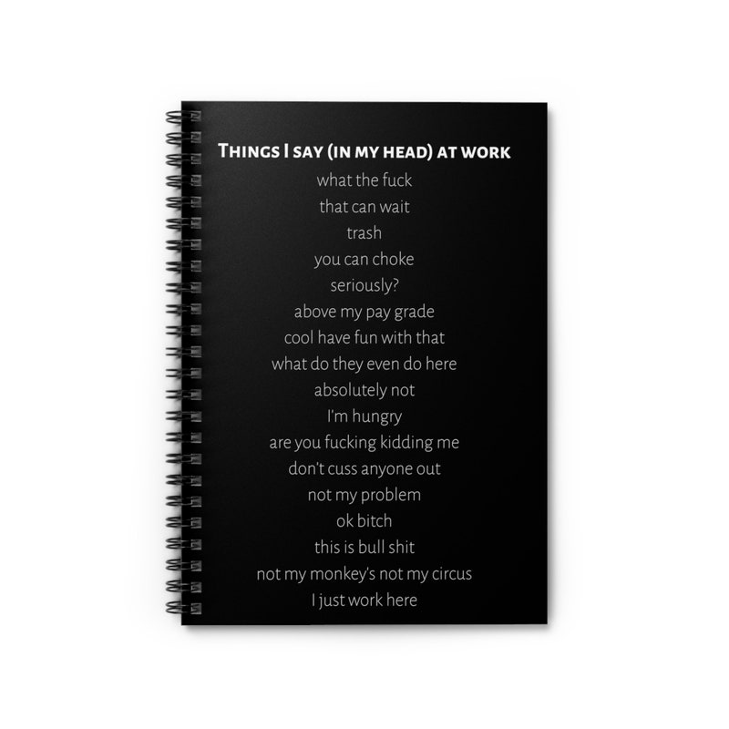 Funny Notebooks - Etsy