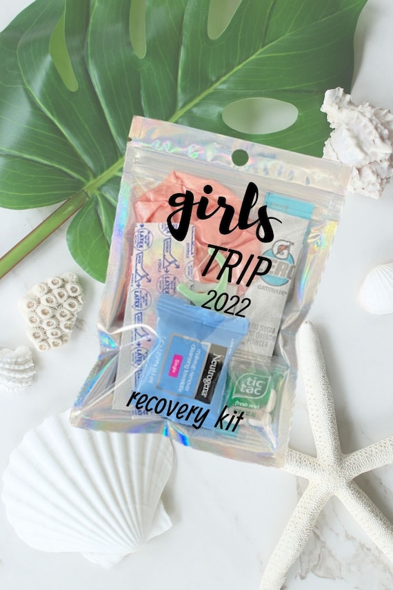 Girls Trip Party Favor Hangover Kit Beach Trip Recovery - Etsy
