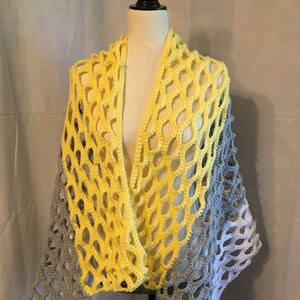 Open Wave Shawl - Etsy