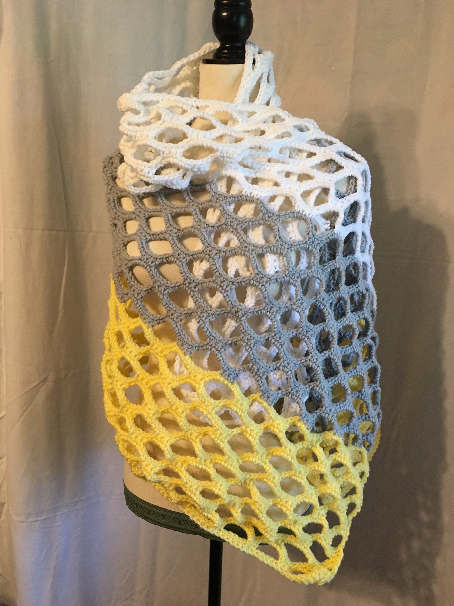 Open Wave Shawl - Etsy