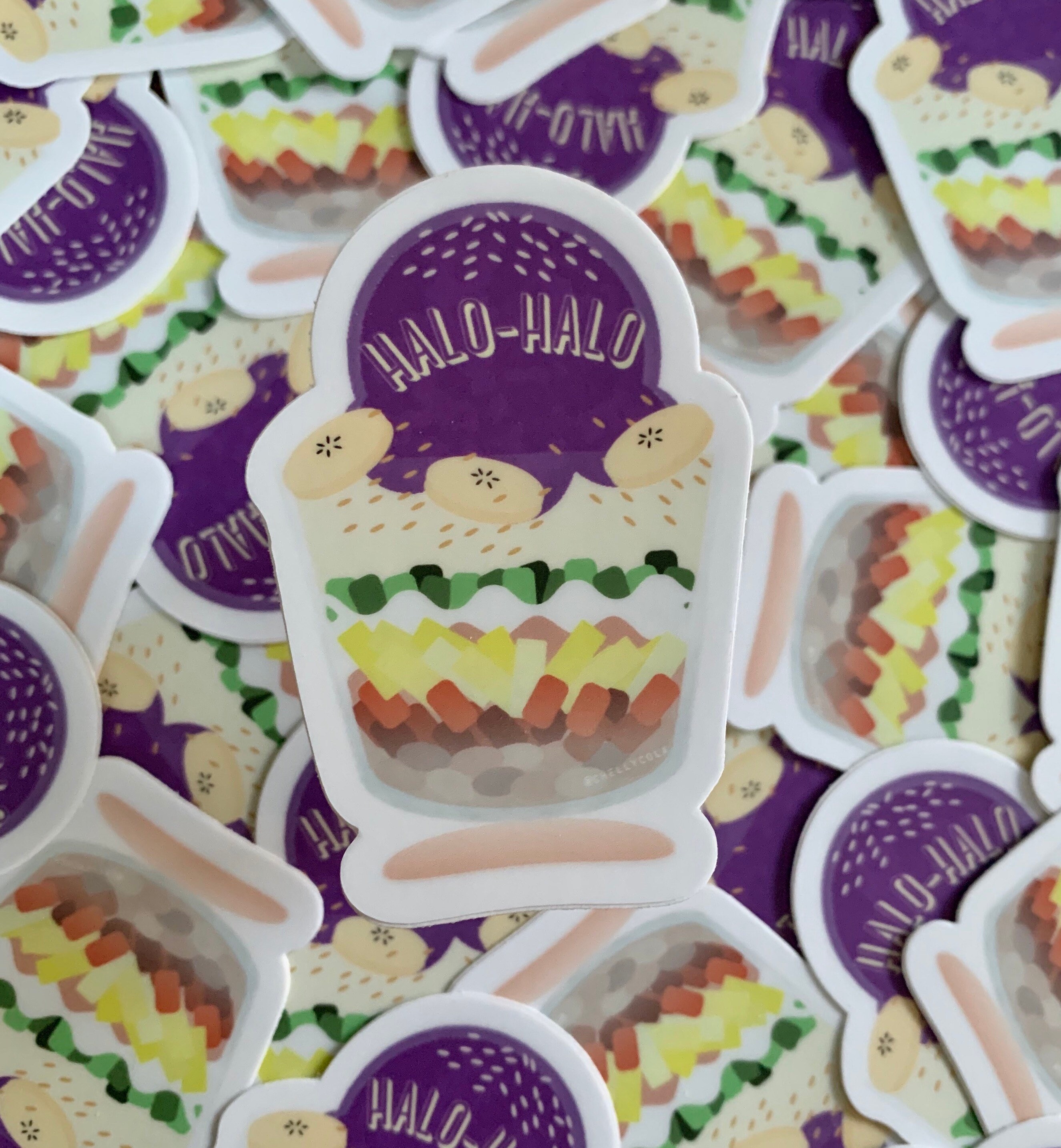 Halo Halo Weatherproof Sticker Scrapbooking Papercraft Paper, Party ...