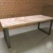 Parquet / Chevron Dining Table - Solid Oak - Made to Measure / Bespoke ...