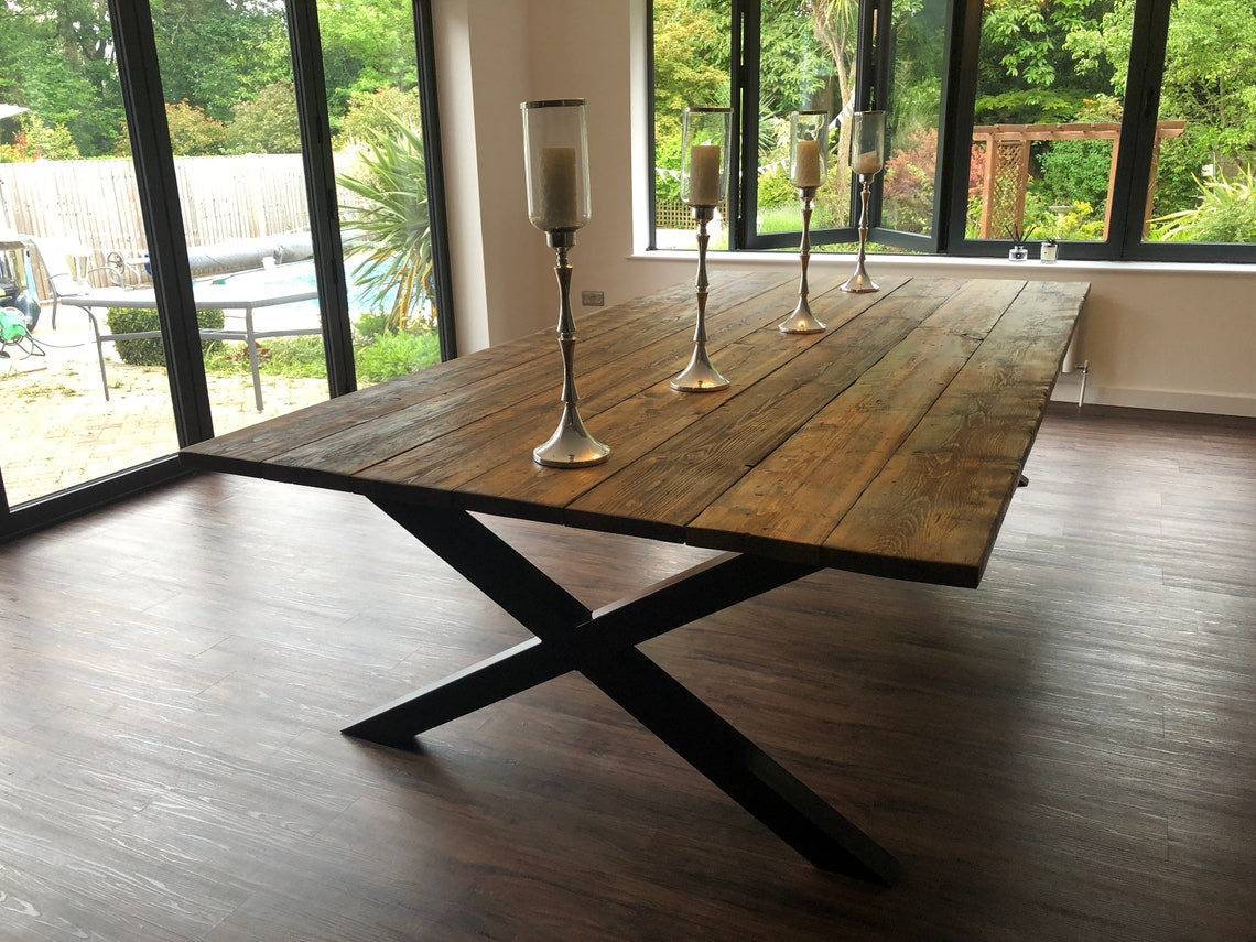 Large Dining Table Made to Measure/ Bespoke Designs - Etsy UK