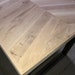 Parquet / Chevron Dining Table - Solid Oak - Made to Measure / Bespoke ...