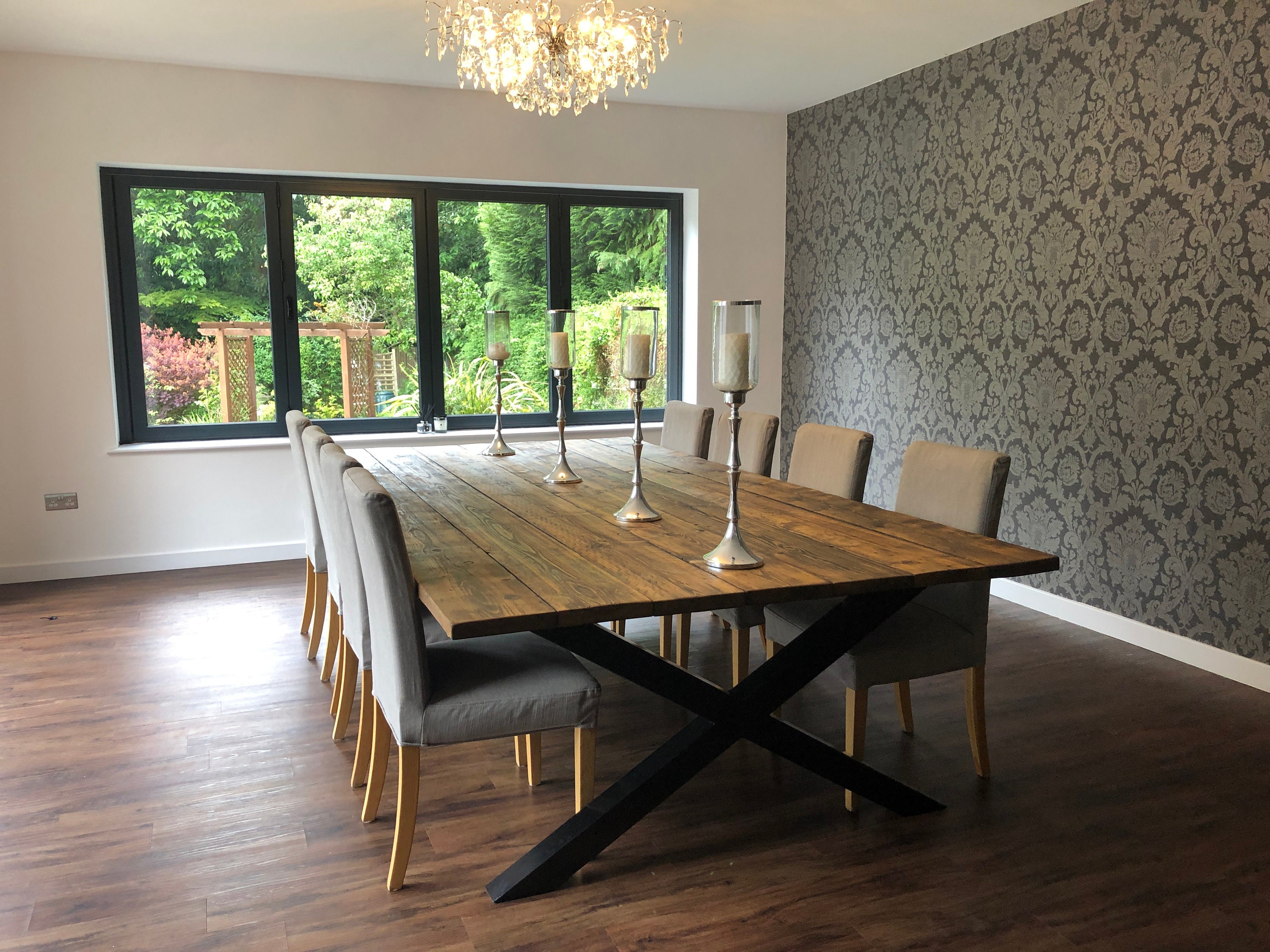 Large Dining Table Made to Measure/ Bespoke Designs - Etsy UK