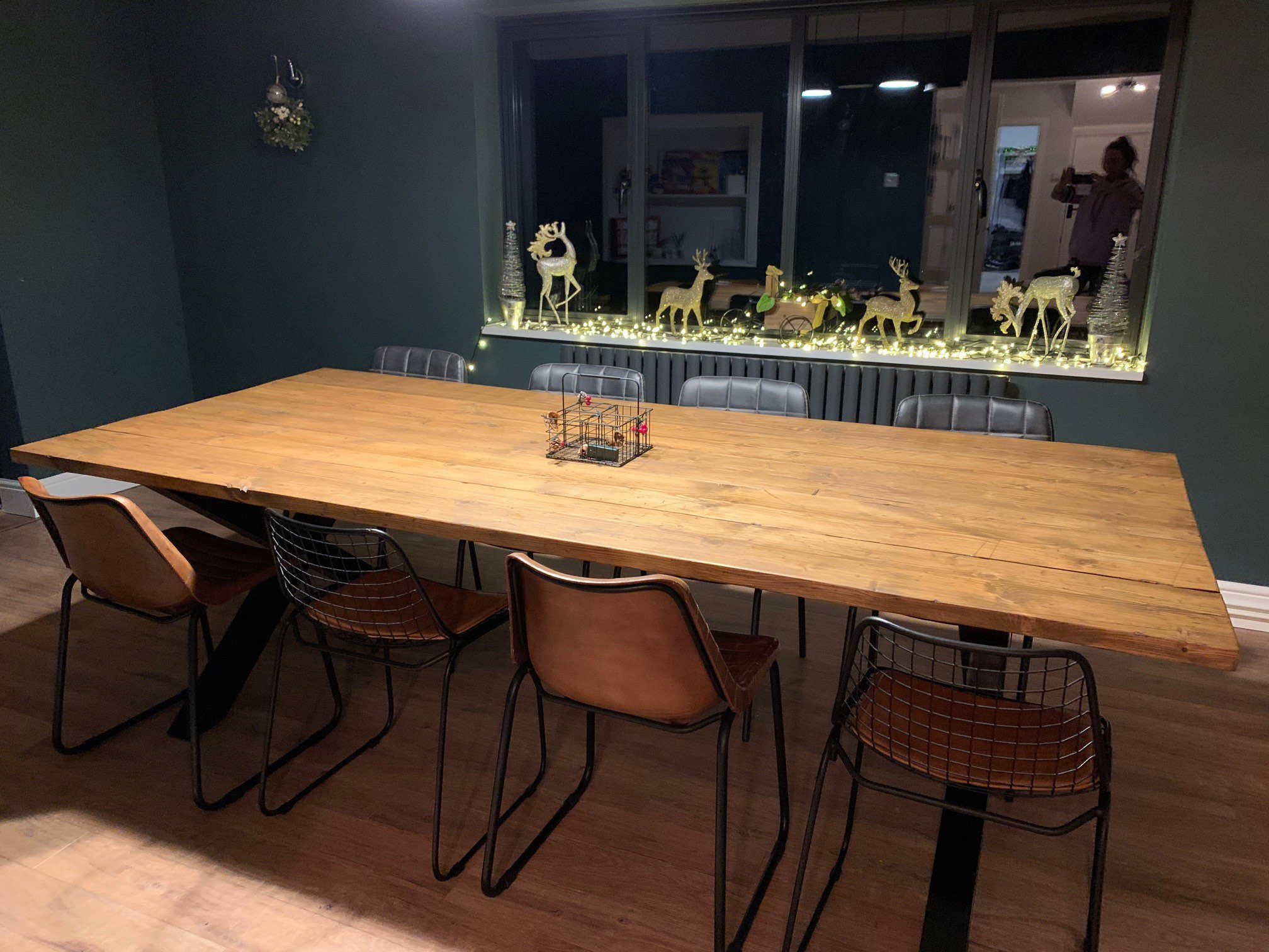 Large Industrial style dining table Bespoke measurements | Etsy