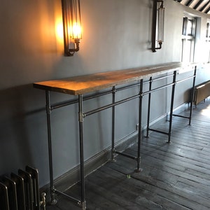 Bar Height Table - Bespoke Industrial Style, Measurements to Suit Your ...