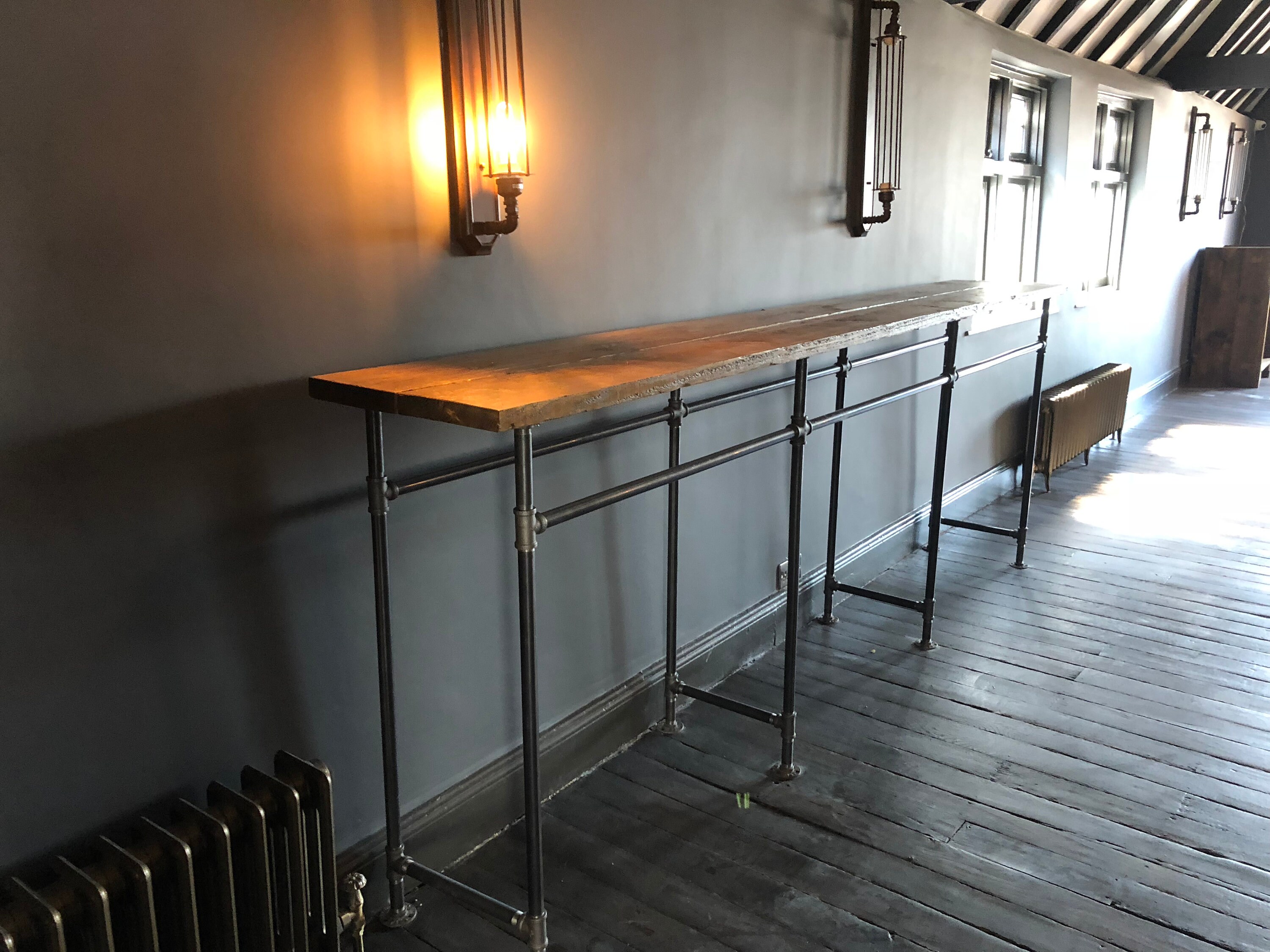 Bar Height Table Bespoke Industrial Style Measurements to | Etsy