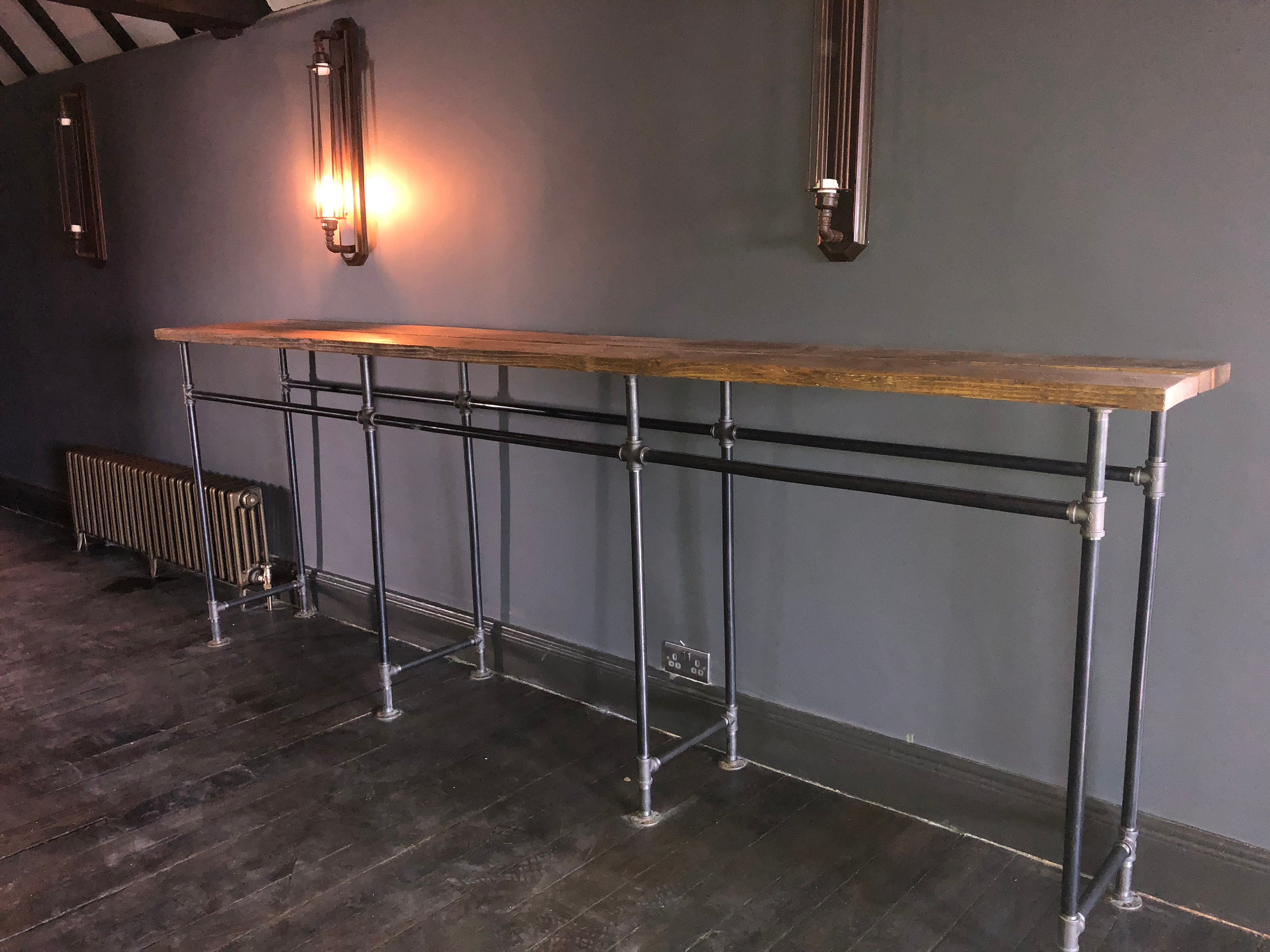 Bar Height Table Bespoke Industrial Style Measurements to | Etsy