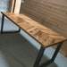 Parquet / Chevron Dining Table - Solid Oak - Made to Measure / Bespoke ...