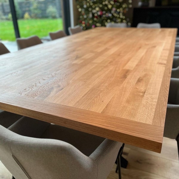 Oak Dining Table - Etsy UK