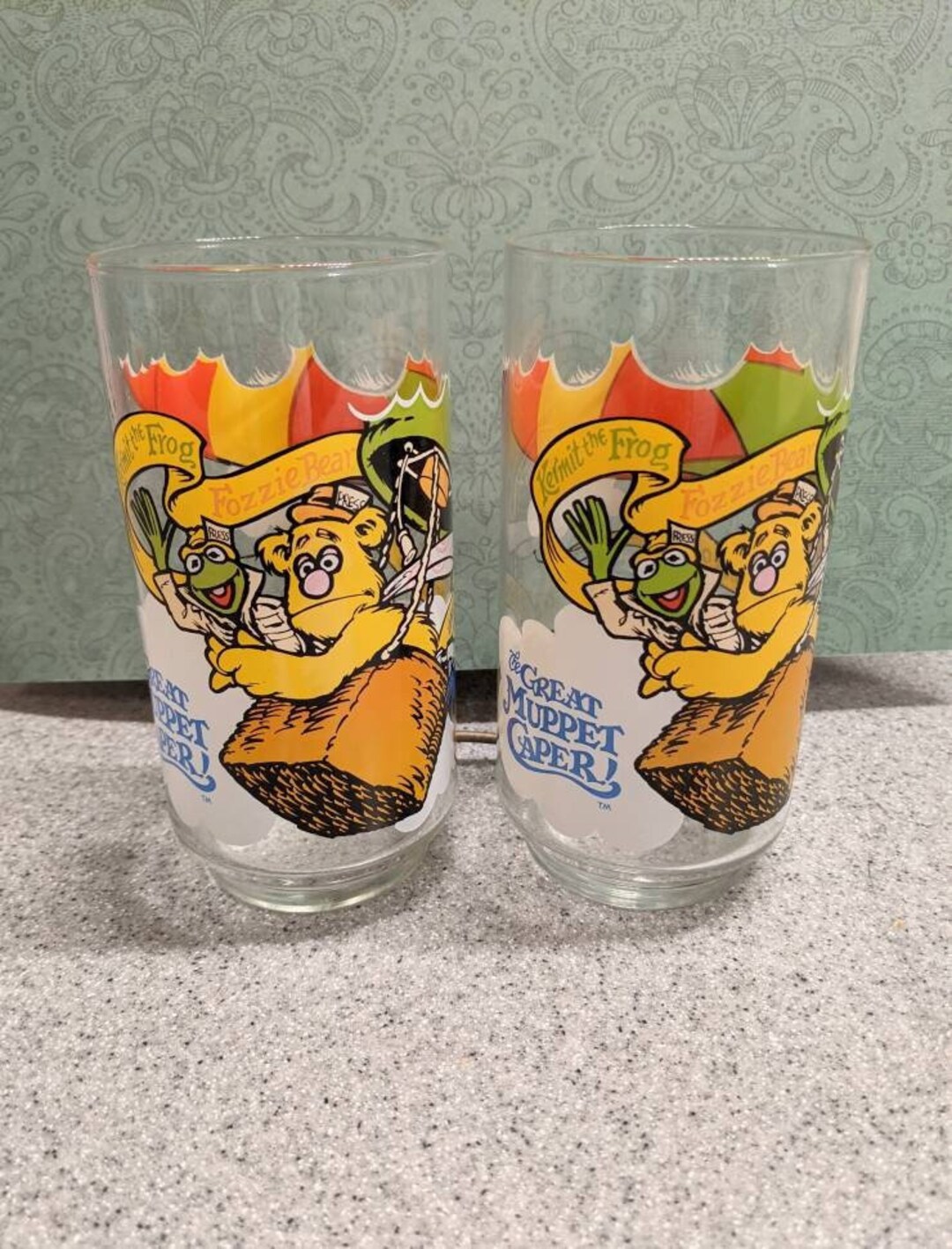 Vintage Muppets Glasses Great Muppet Caper Kermit Fozzie - Etsy