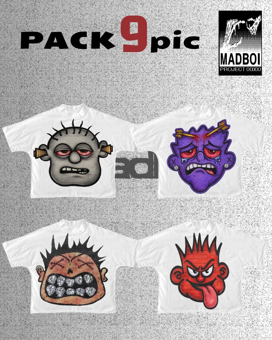 Mega Drip Graphic Bundle - 9 Unique Swag Designs - Urban Streetwear ...
