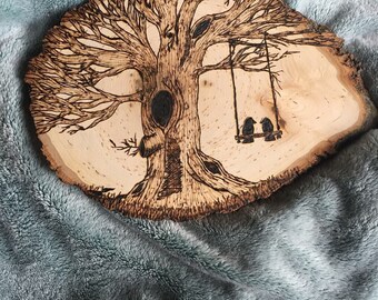 Wood burned art | Etsy