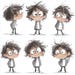 Character Design Sheet: Custom Illustration, Turnaround Sample - Etsy