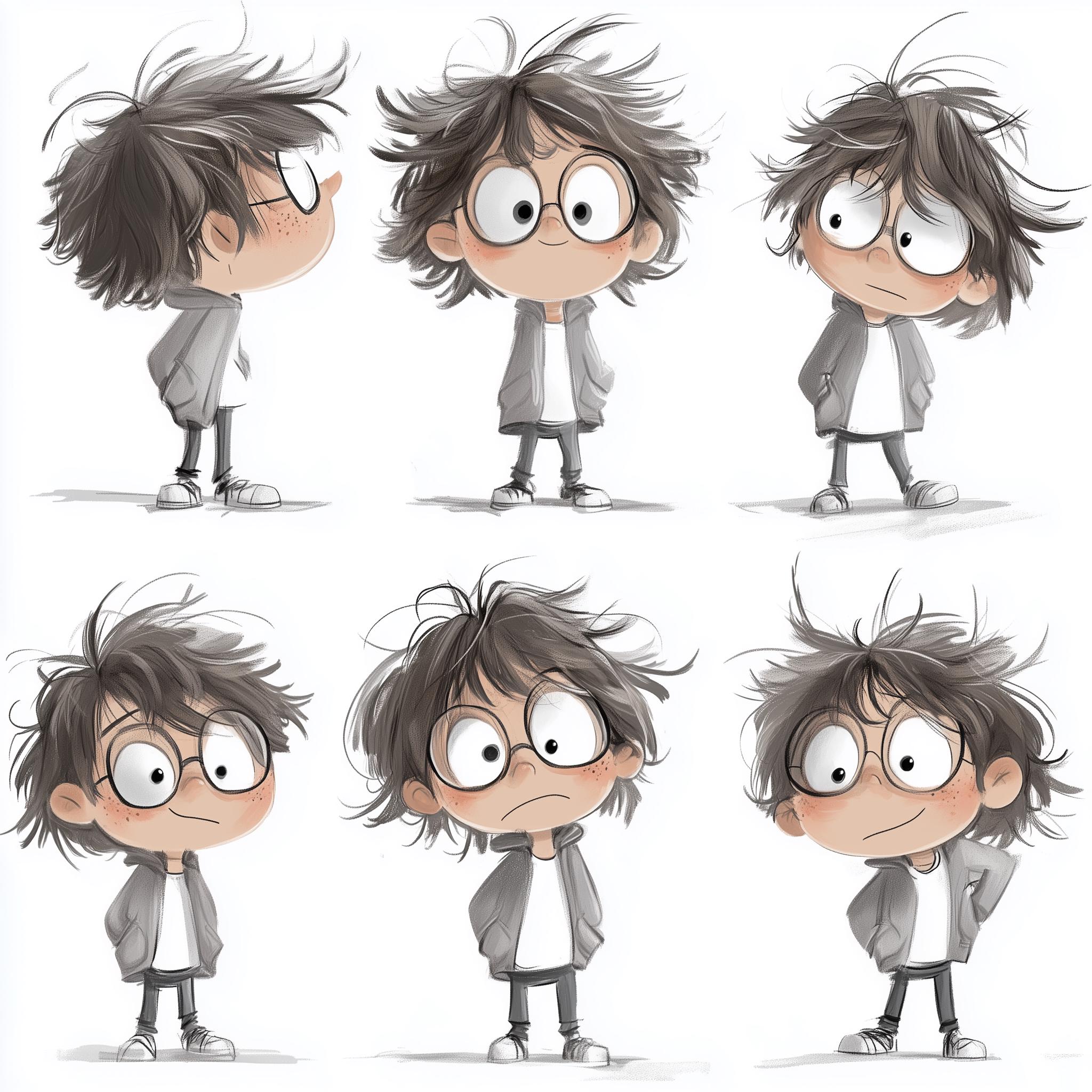 Character Design Sheet: Custom Illustration, Turnaround Sample - Etsy