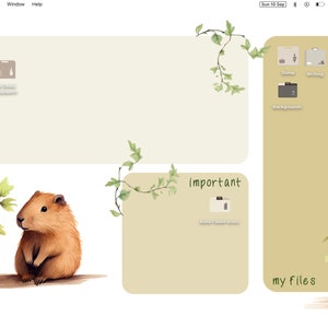 Neutral Folder Icon Set 20 Folder Icons Cozy, Cute, Botanical, Boho ...