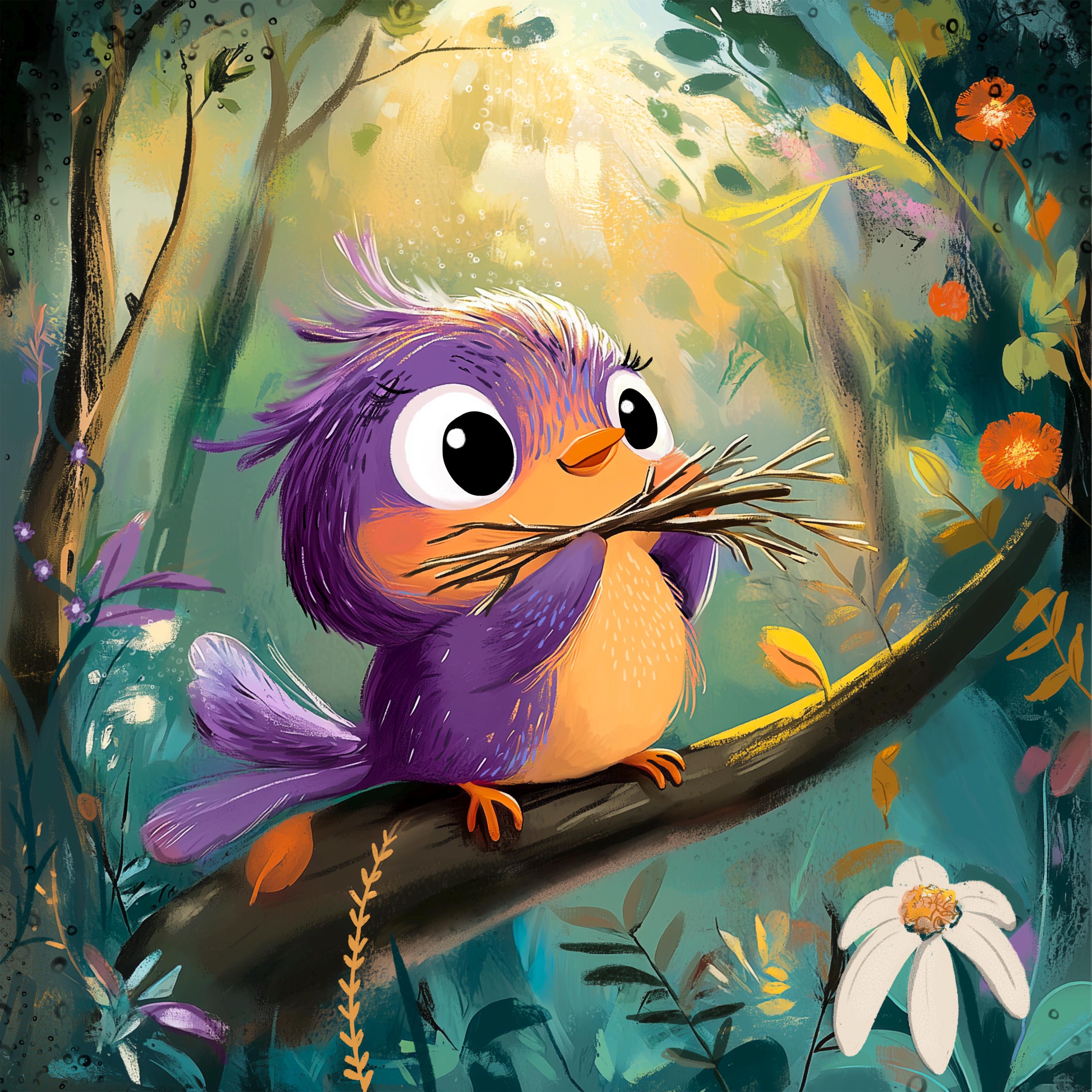 Children's Book Illustration Sample Page: Custom Kids Book Artist - Etsy