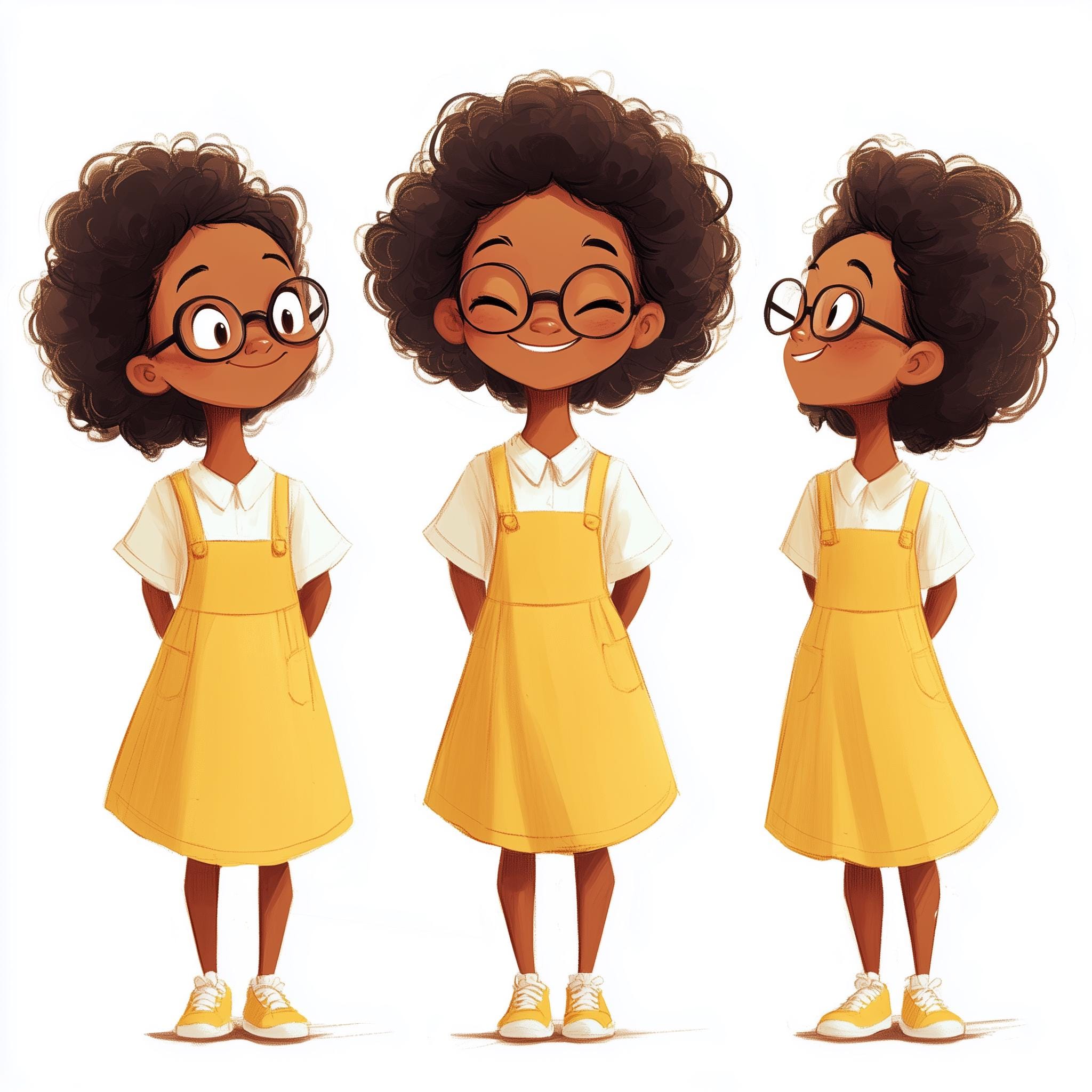 Character Design Sheet: Custom Illustration, Turnaround Sample - Etsy