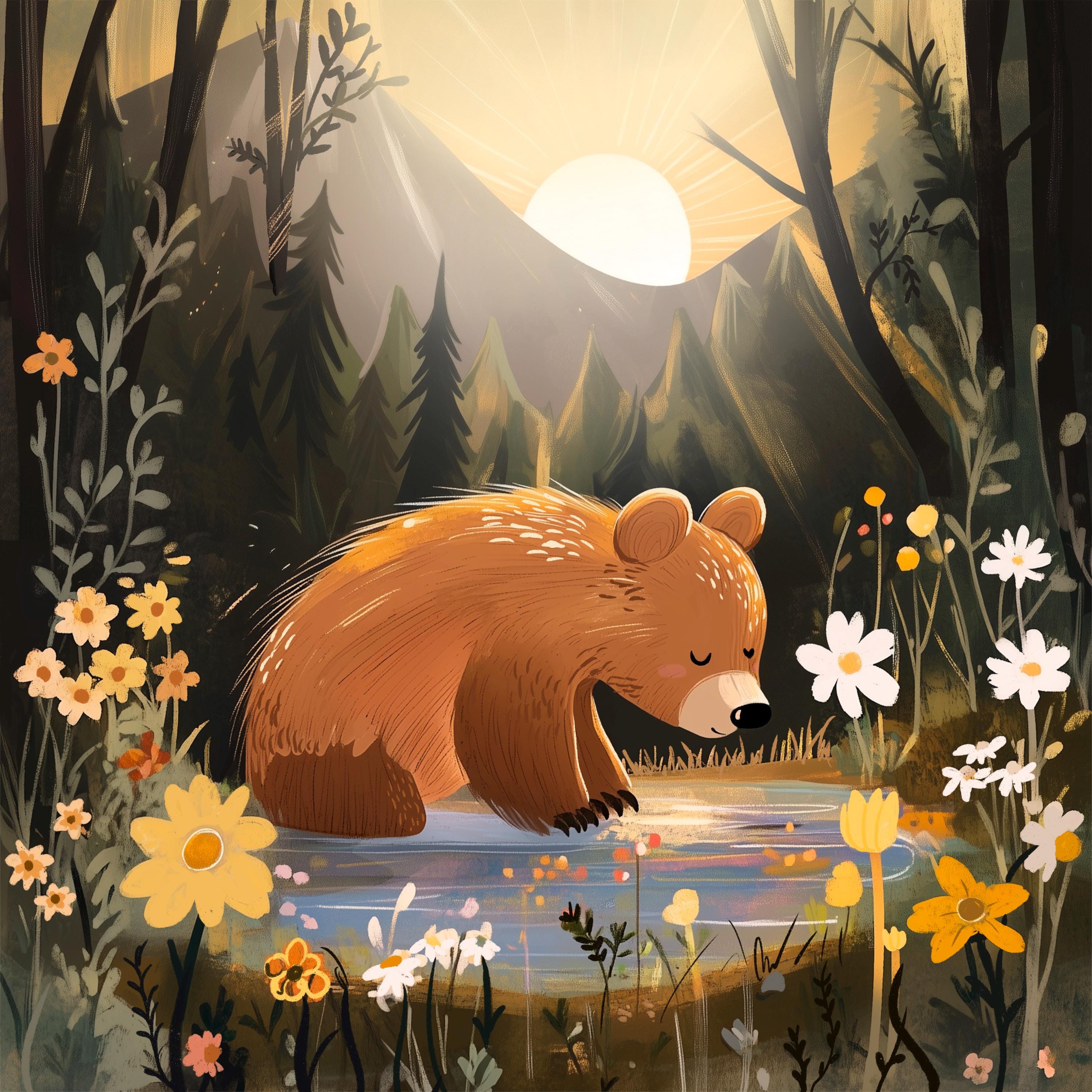 Children's Book Illustration Sample Page: Custom Kids Book Artist - Etsy