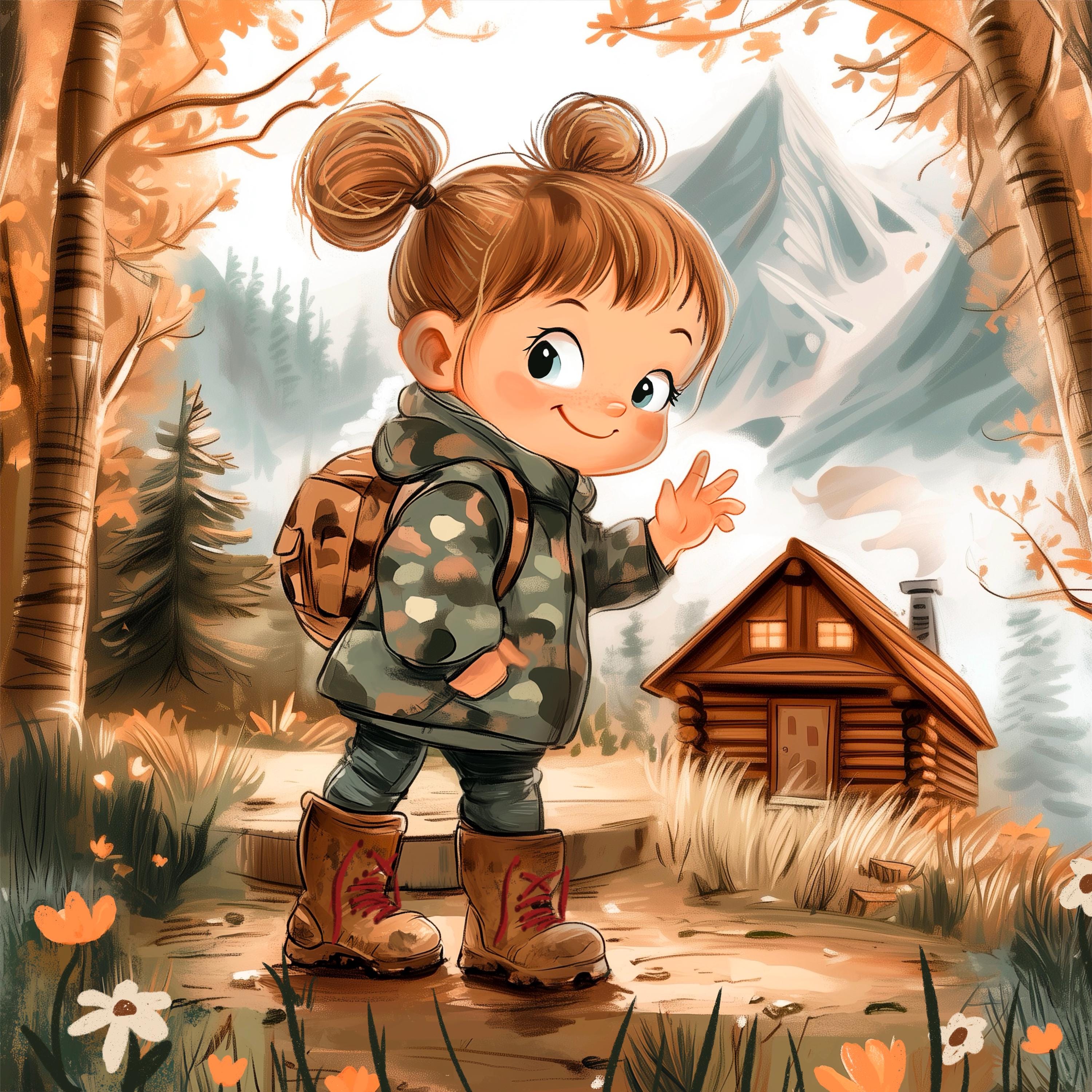 Children's Book Illustration Sample Page: Custom Kids Book Artist - Etsy