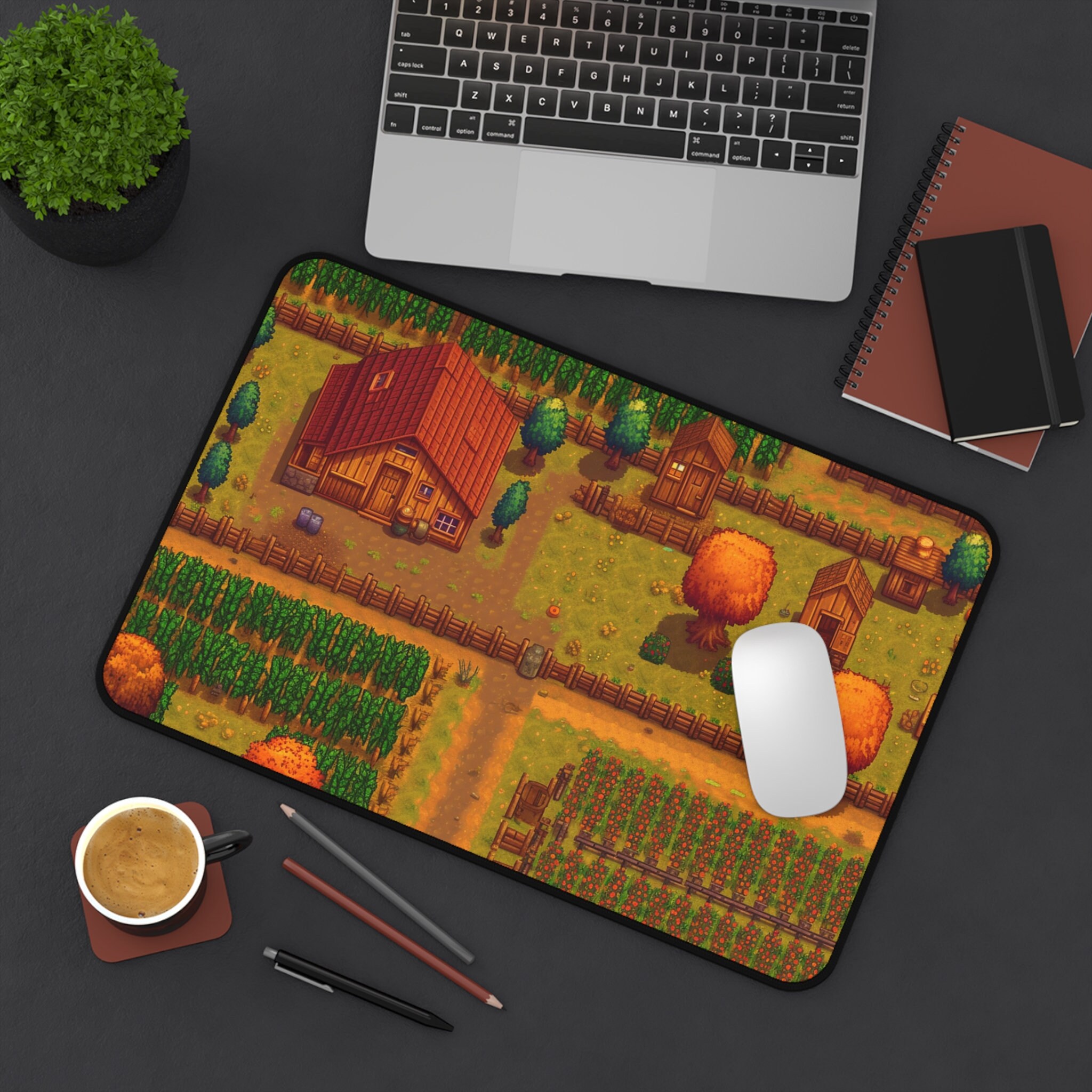 Stardew Valley Fall Themed Mouse Pad Desk Mat - Etsy