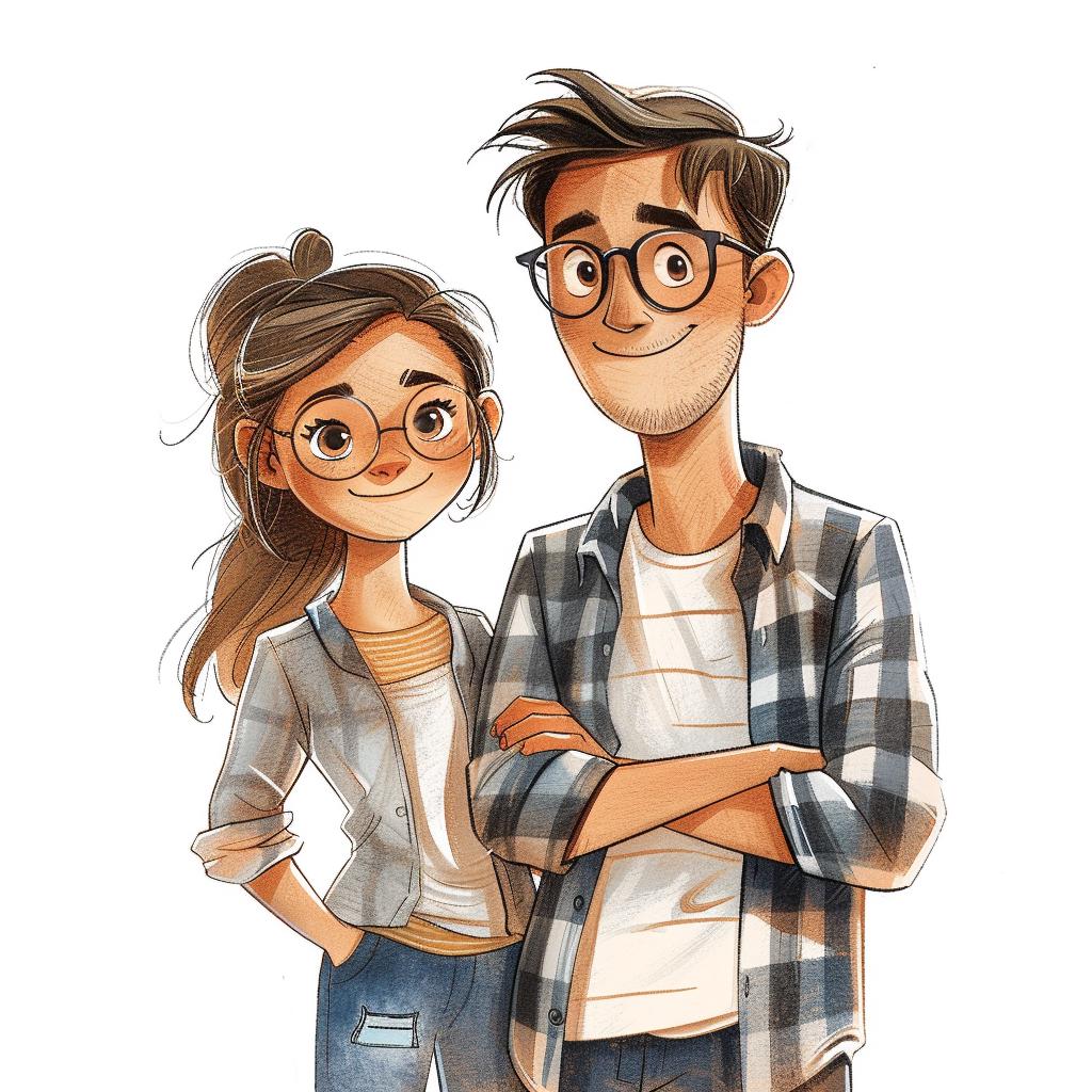 Character Design Sheet: Custom Illustration, Turnaround Sample - Etsy