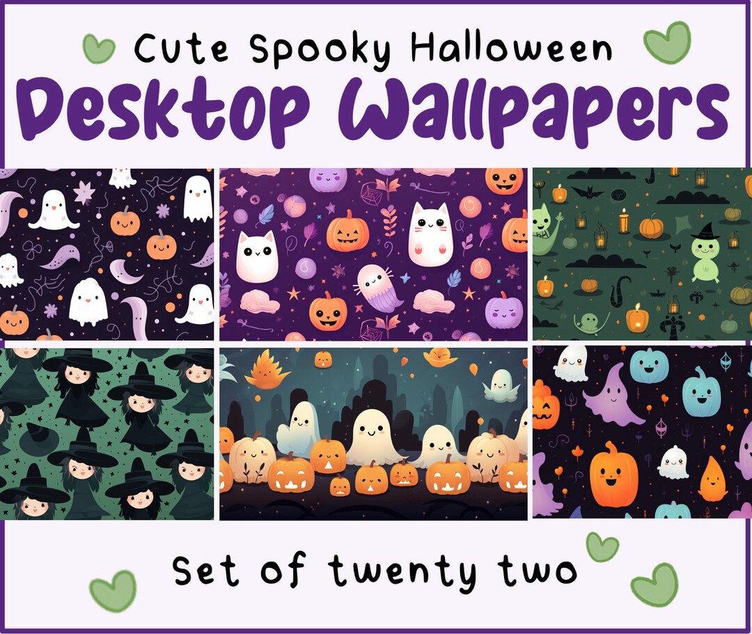 22 Cute & Spooky Desktop Wallpapers || Halloween Laptop Background ...
