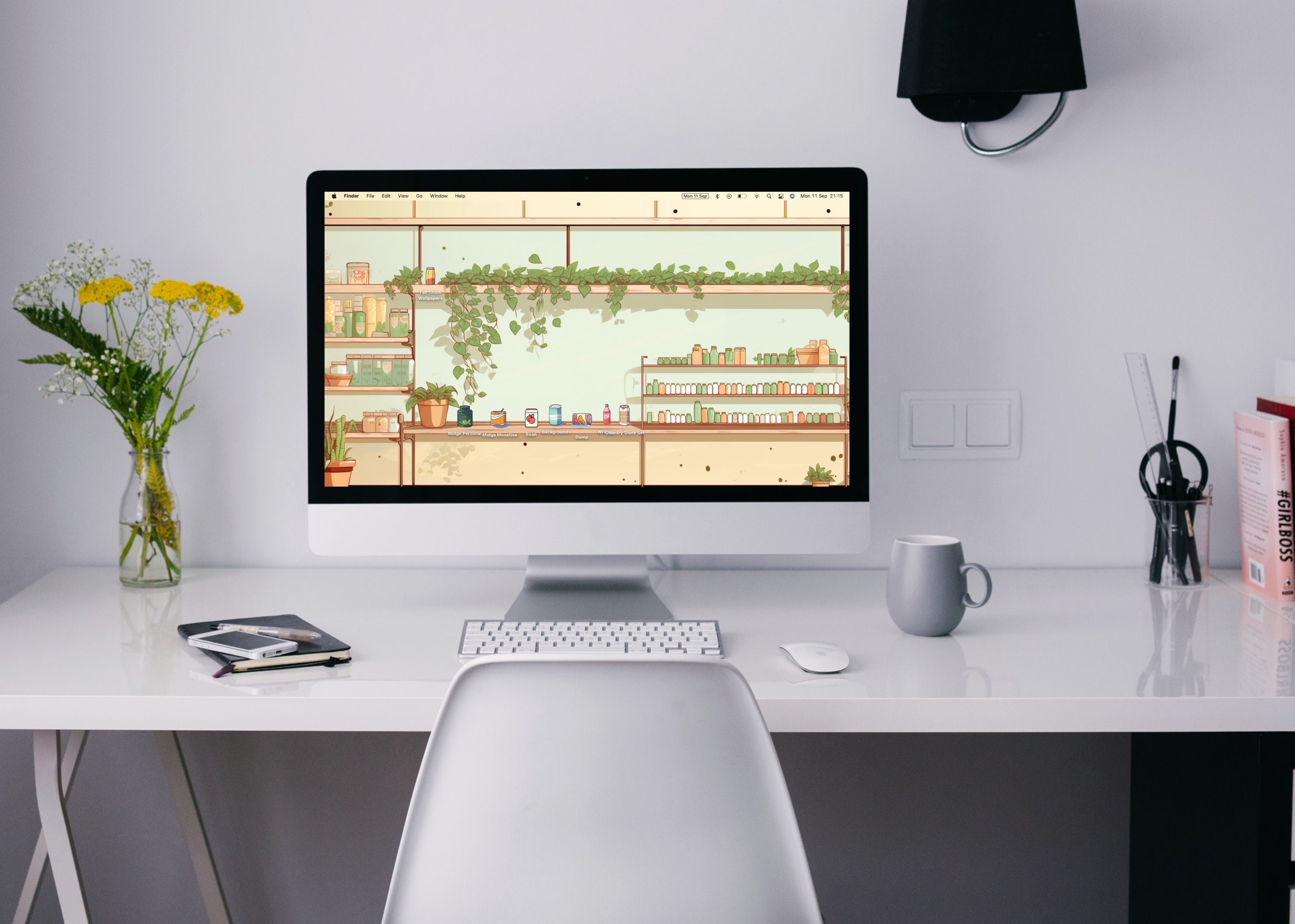 Country Store Interactive Desktop Organizer Theme 5 Wallpapers & 25 ...