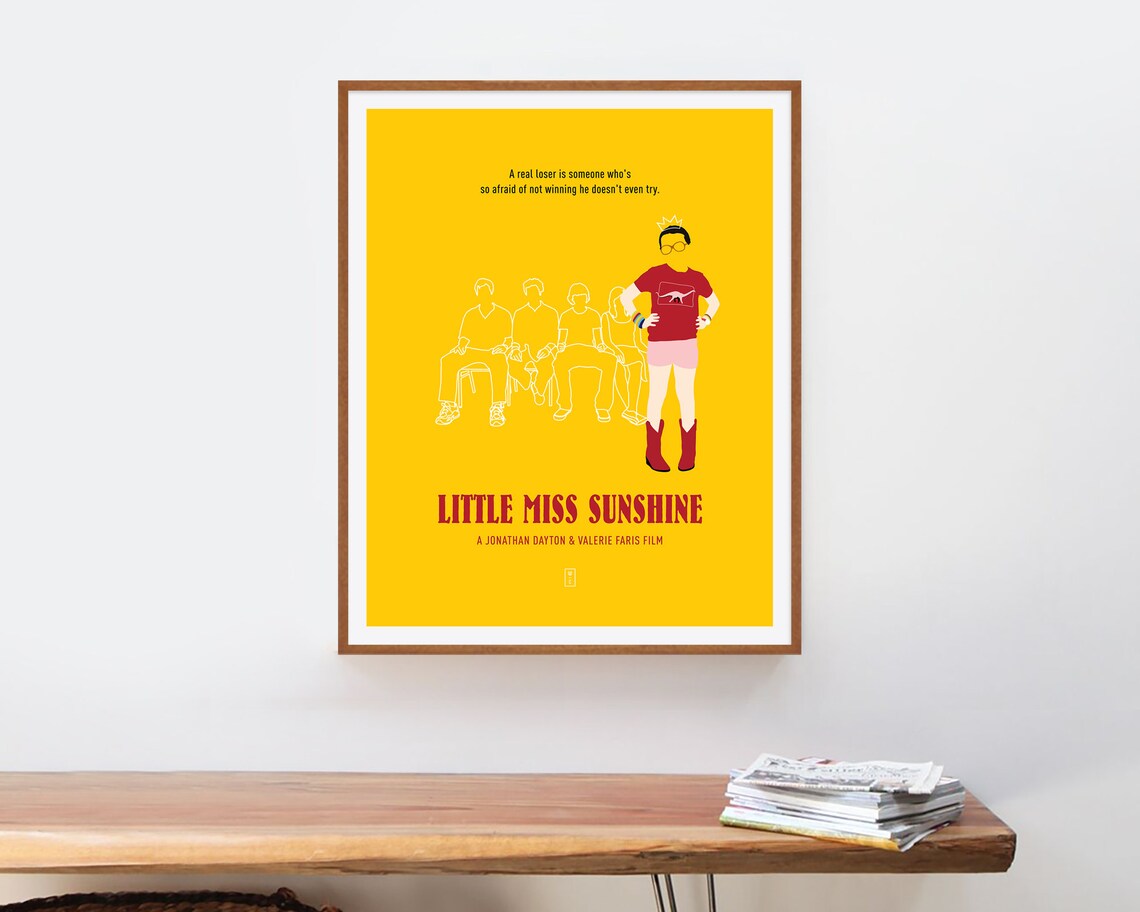 Little Miss Sunshine Minimalist Poster Little Miss Poster | Etsy
