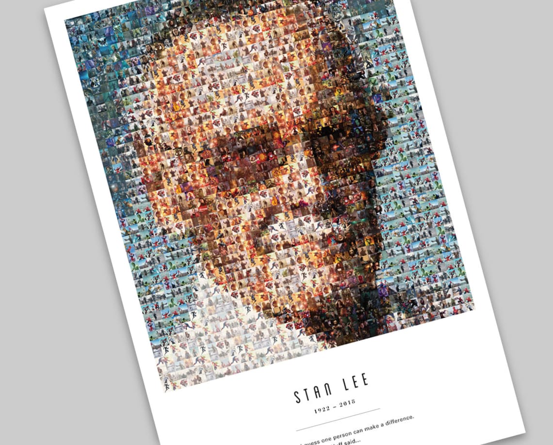 Stan Lee Print Stan Lee Poster Stan Lee Quote Stan Lee Art | Etsy