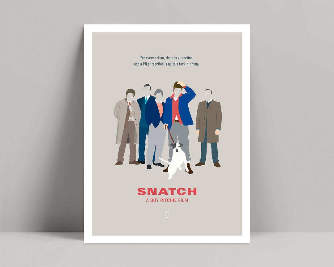 Snatch Movie Minimalist Poster Snatch Movie Poster Jason - Etsy UK