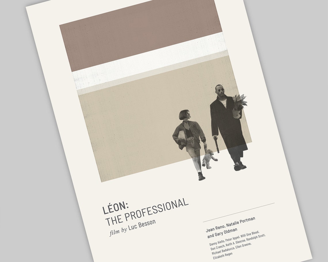 Leon: The Professional Leon Poster Leon Mathilda Jean Reno | Etsy