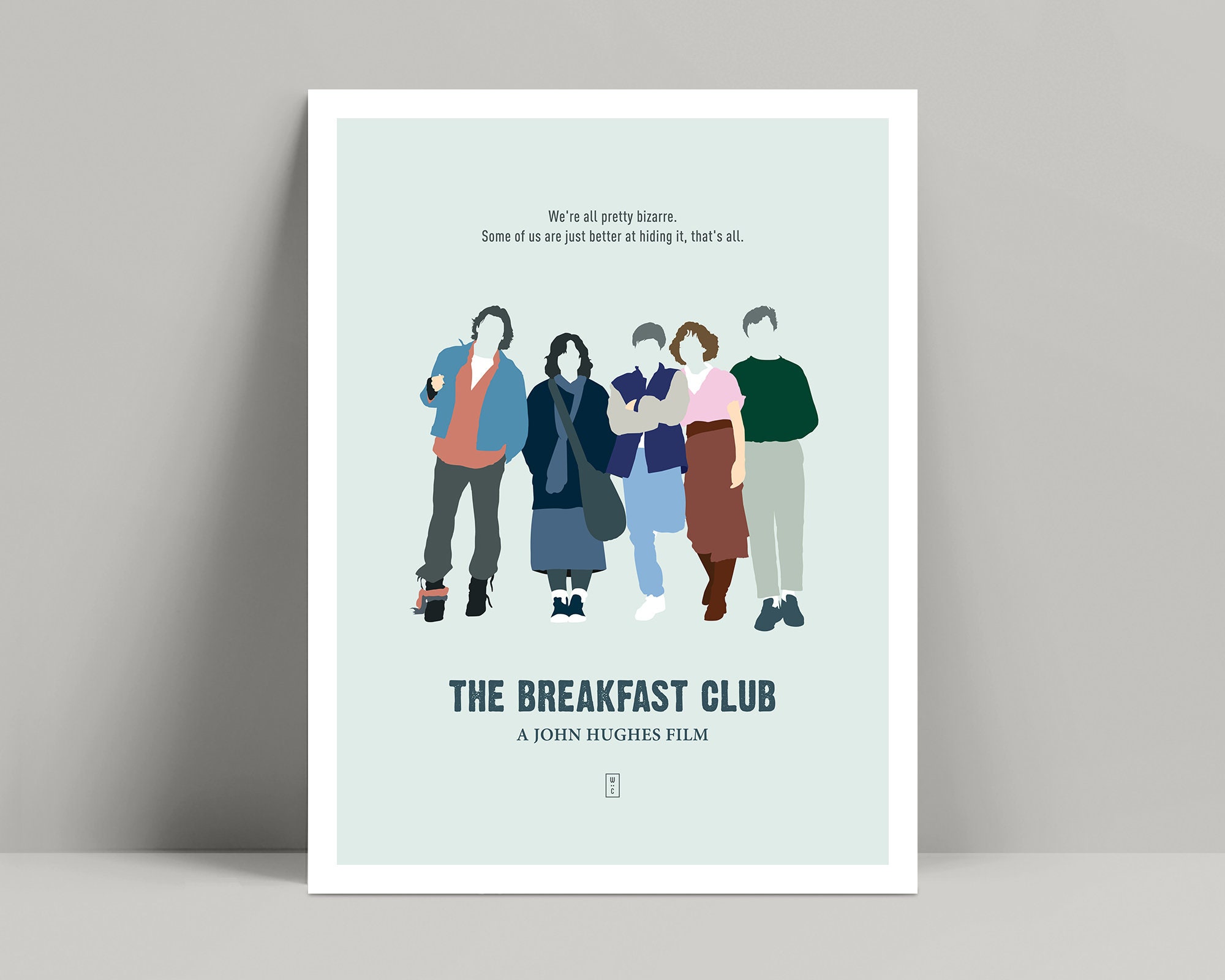 John Hughes Poster - Minimalist Poster, John Hughes Print, Minimalist ...