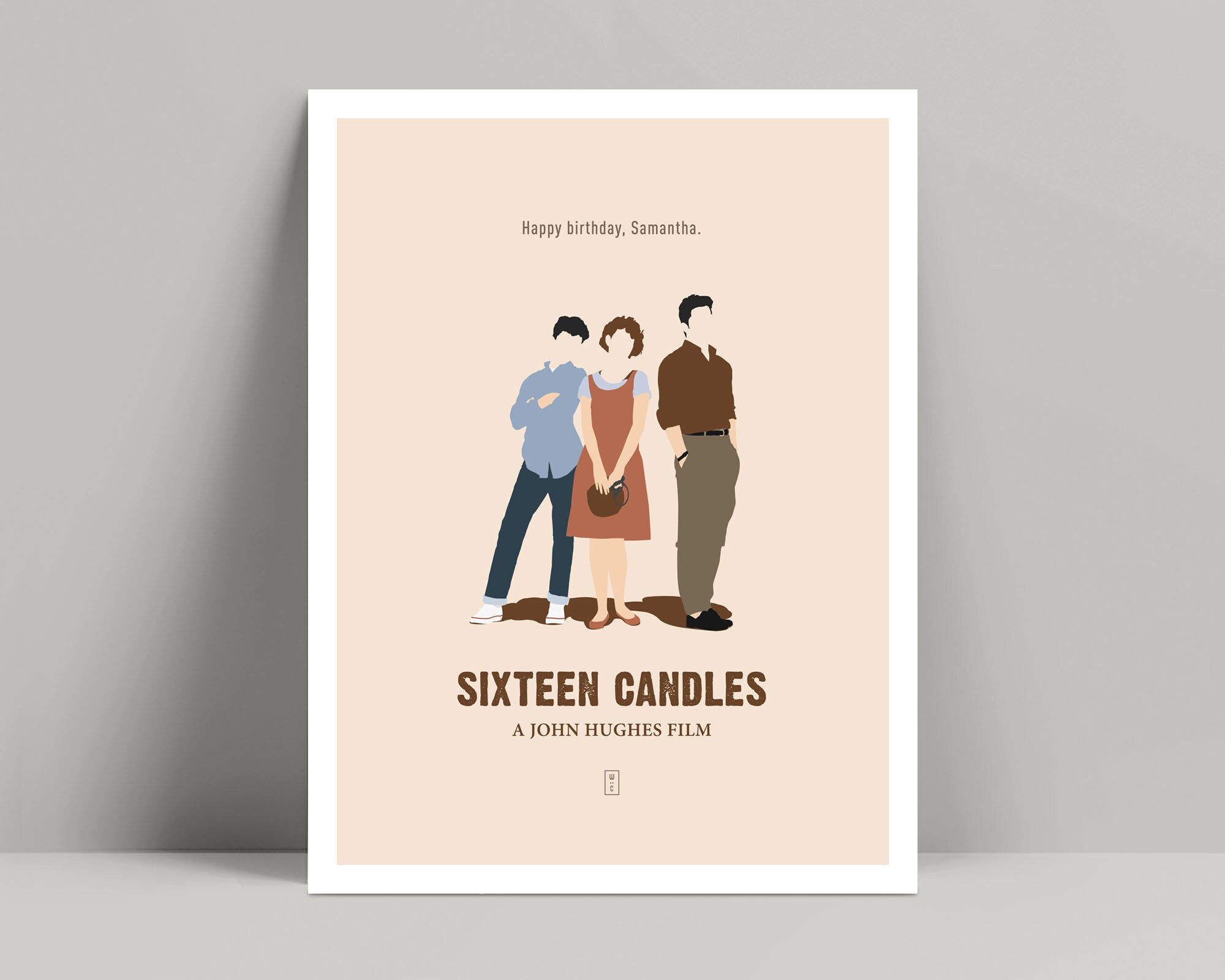 John Hughes Poster - Minimalist Poster, John Hughes Print, Minimalist ...