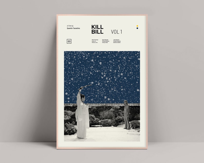 Kill Bill Poster Set Quentin Tarantino Uma Thurman David - Etsy