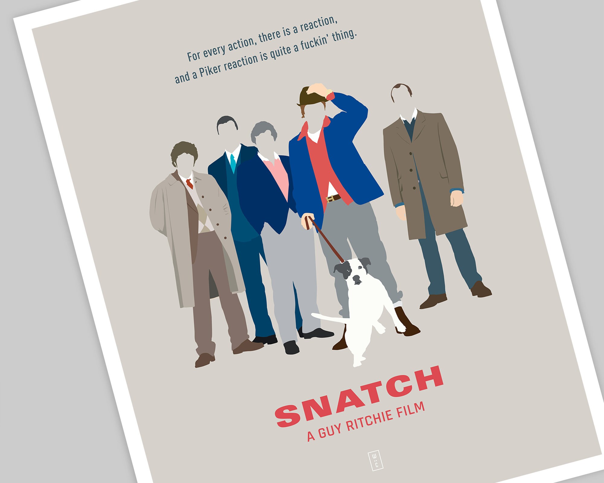 Snatch Movie Minimalist Poster Snatch Movie Poster Jason | Etsy