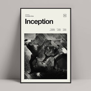 Christopher Nolan Poster, Inception, Interstellar, Leonardo Dicaprio ...