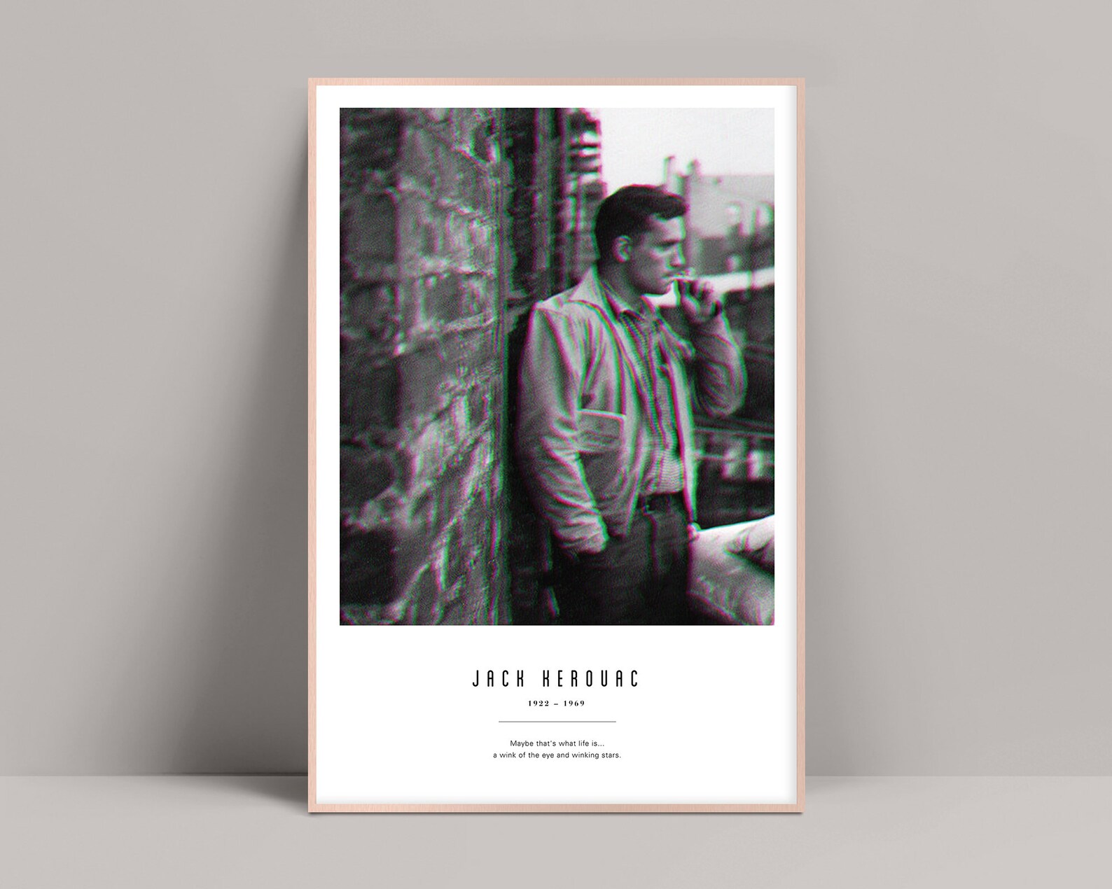 Jack Kerouac Print Jack Kerouac Poster Jack Kerouac Jack - Etsy