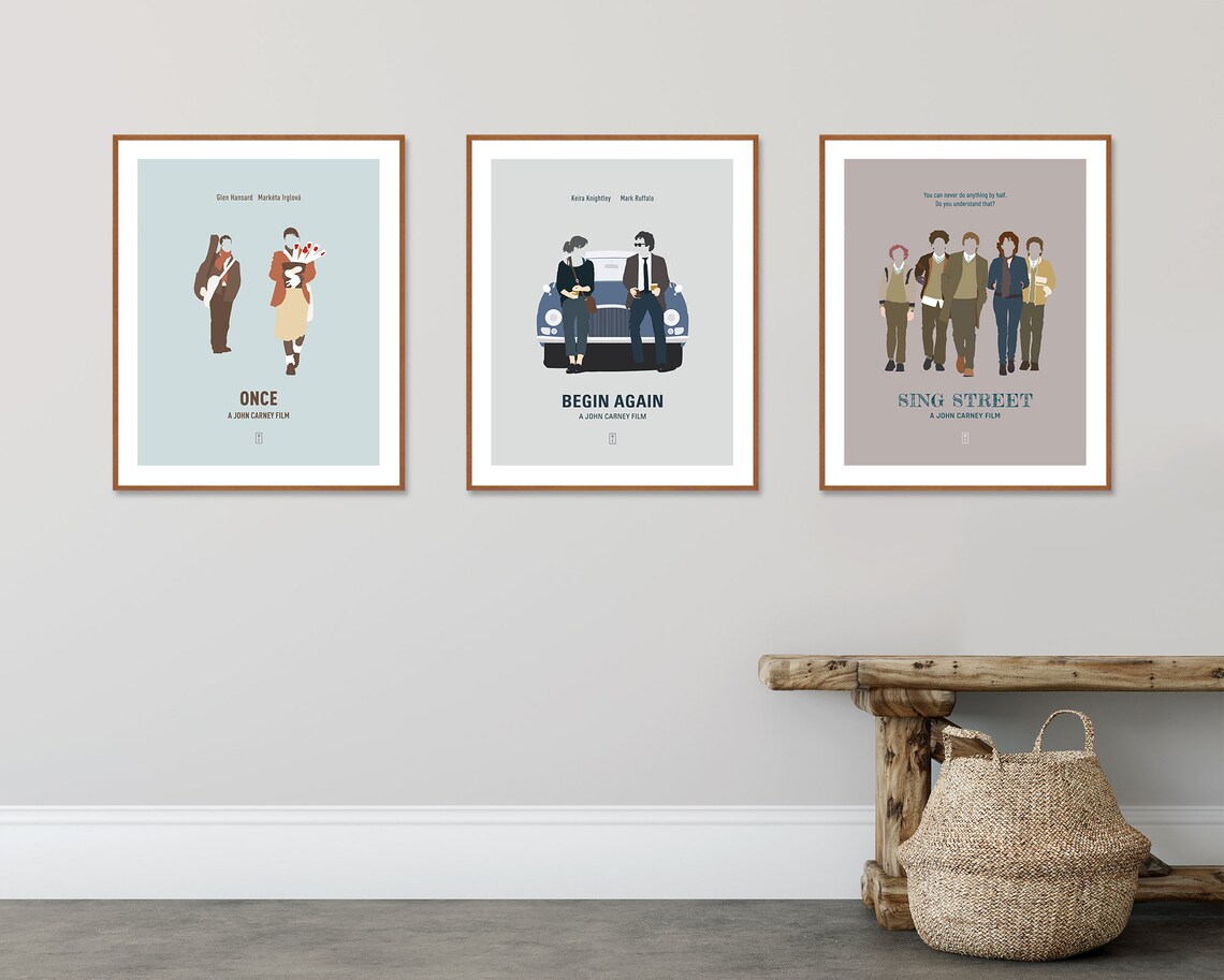 John Carney Posters Minimalist Poster Once Movie Poster - Etsy