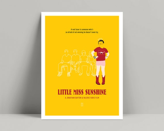 Little Miss Sunshine Minimalist Poster Little Miss Poster | Etsy