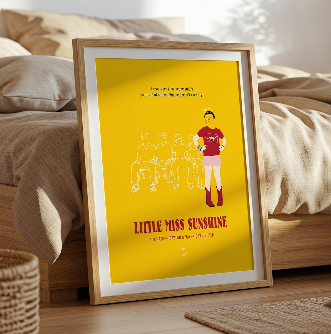 Little Miss Sunshine Poster - Minimalist Movie Poster, Mid Century ...