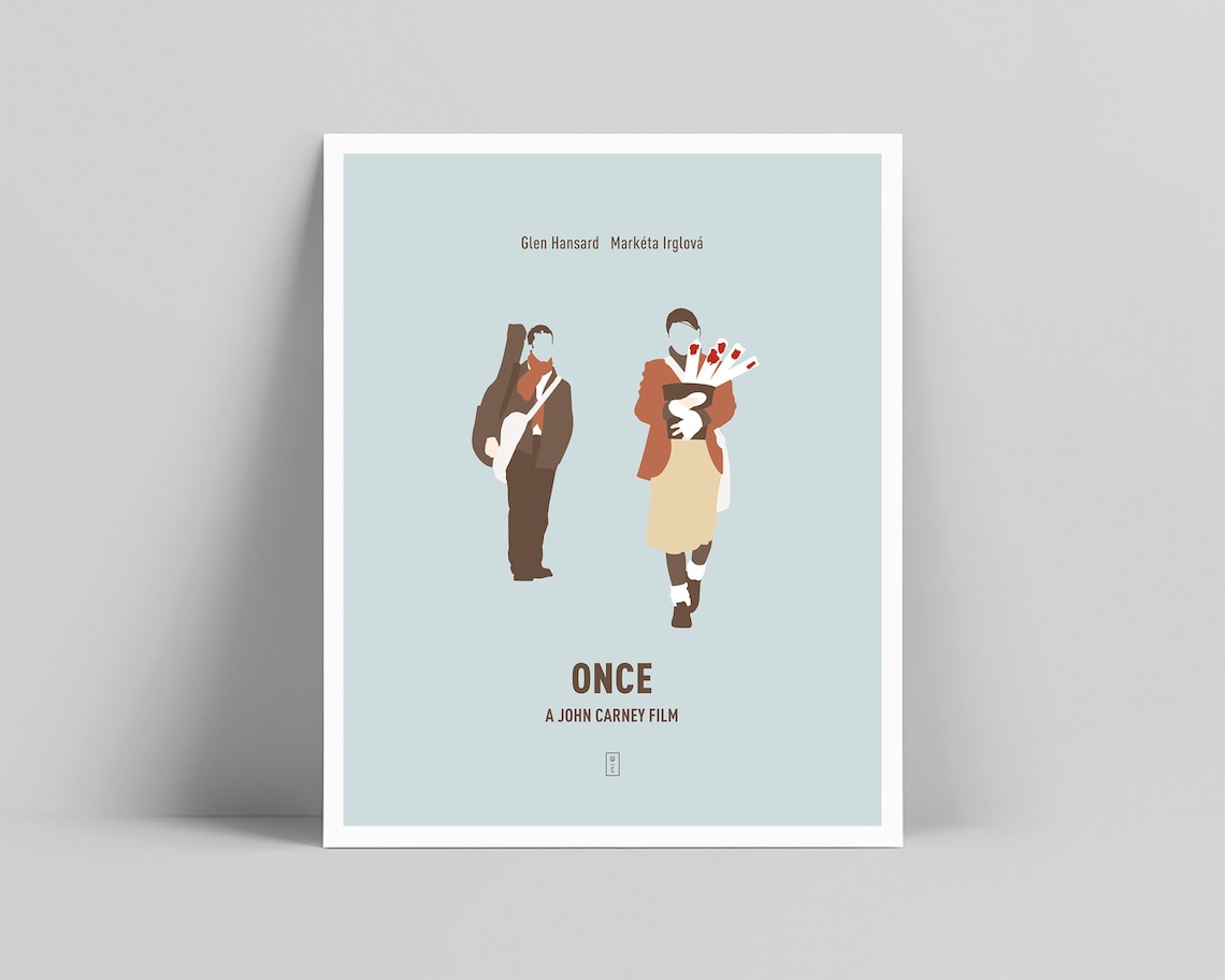 John Carney Posters Minimalist Poster Once Movie Poster - Etsy
