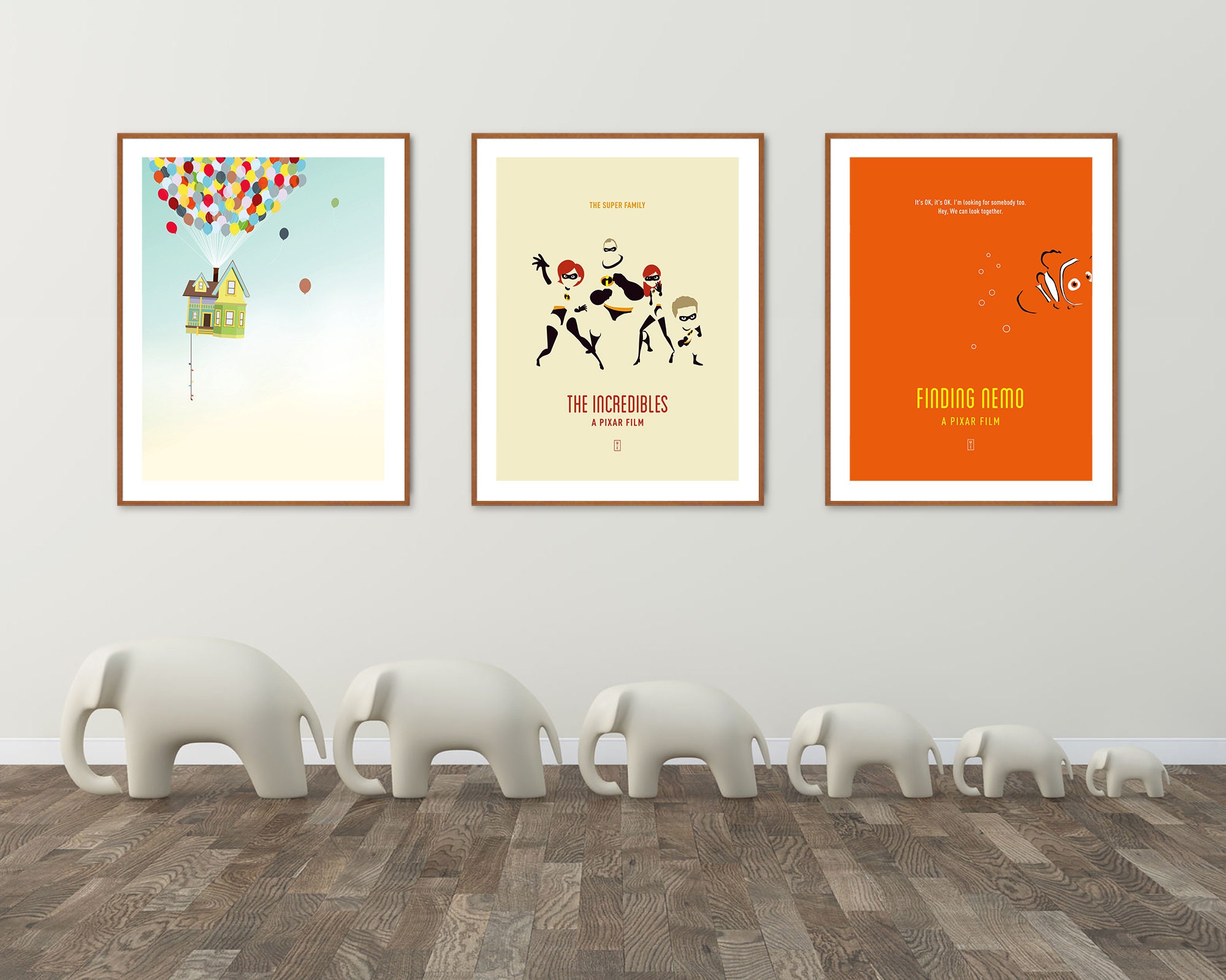Minimalist Pixar Posters