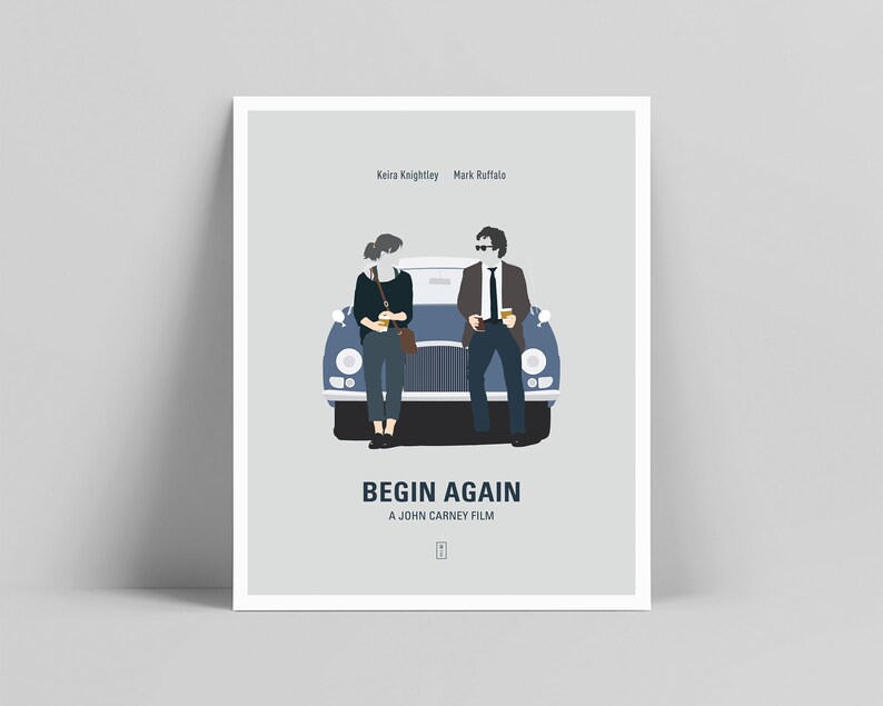 John Carney Posters - Minimalist Poster, Once Movie Poster, Begin Again ...