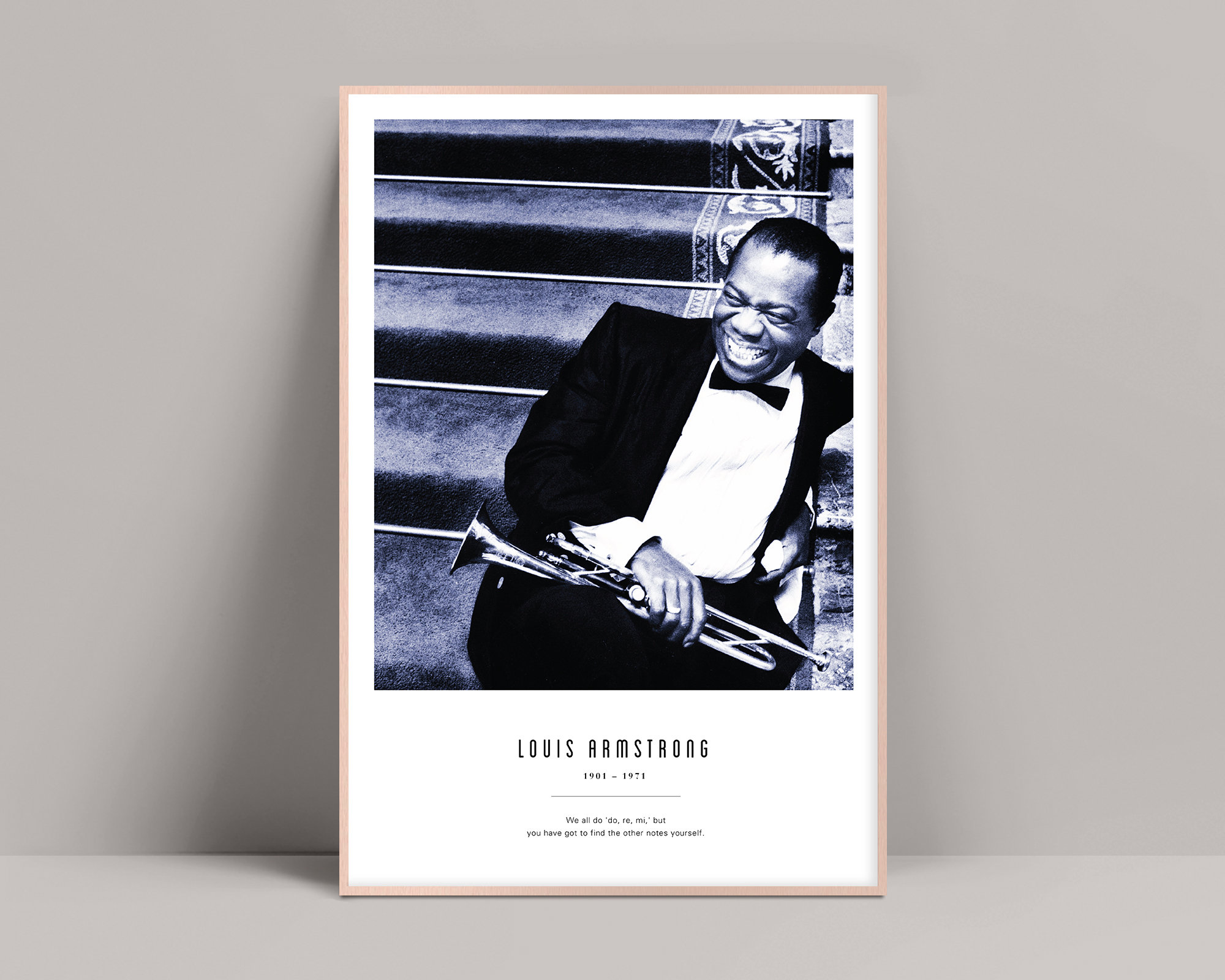 Louis Armstrong Print Louis Armstrong Poster Louis - Etsy