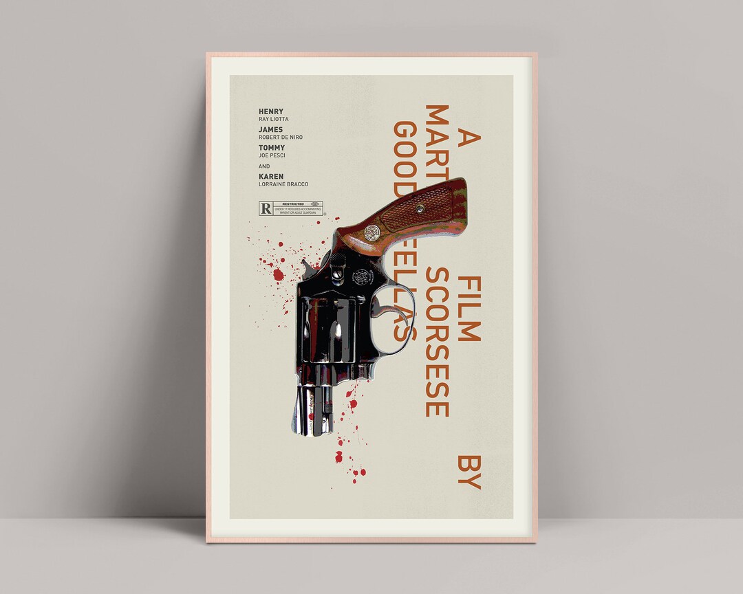 Goodfellas Poster, Minimalist Poster, Martin Scorsese, Robert De Niro ...