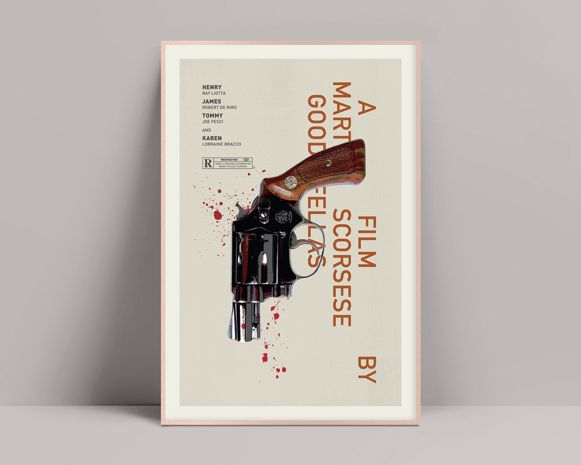 Goodfellas Poster Minimalist Poster Martin Scorsese Robert - Etsy
